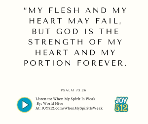 When My Spirit Is Weak – World Hive – JOY 512
